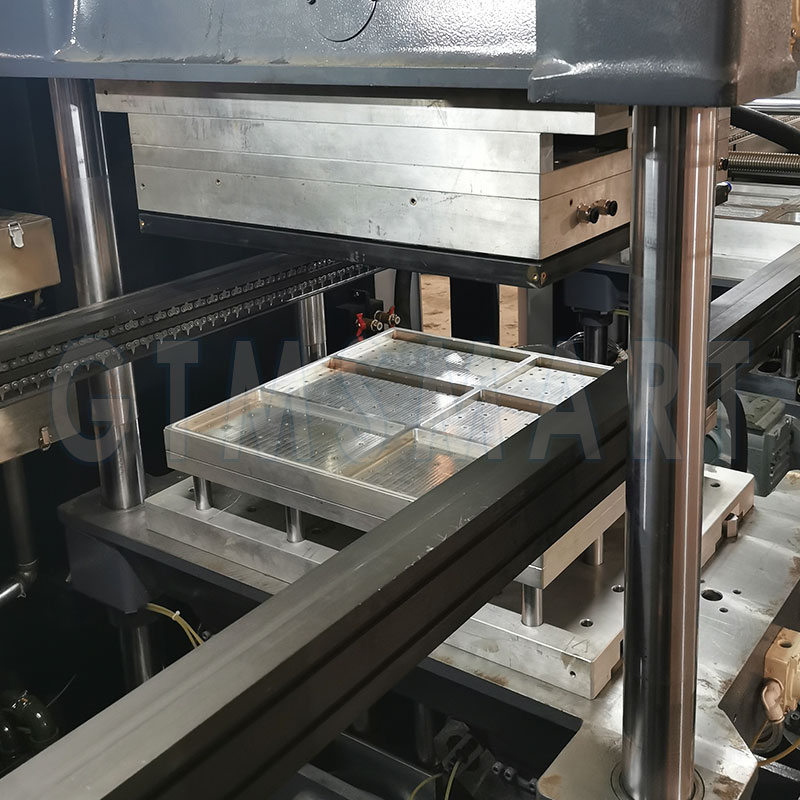 Meal Tray And Punnets Box Thermoforming Machine