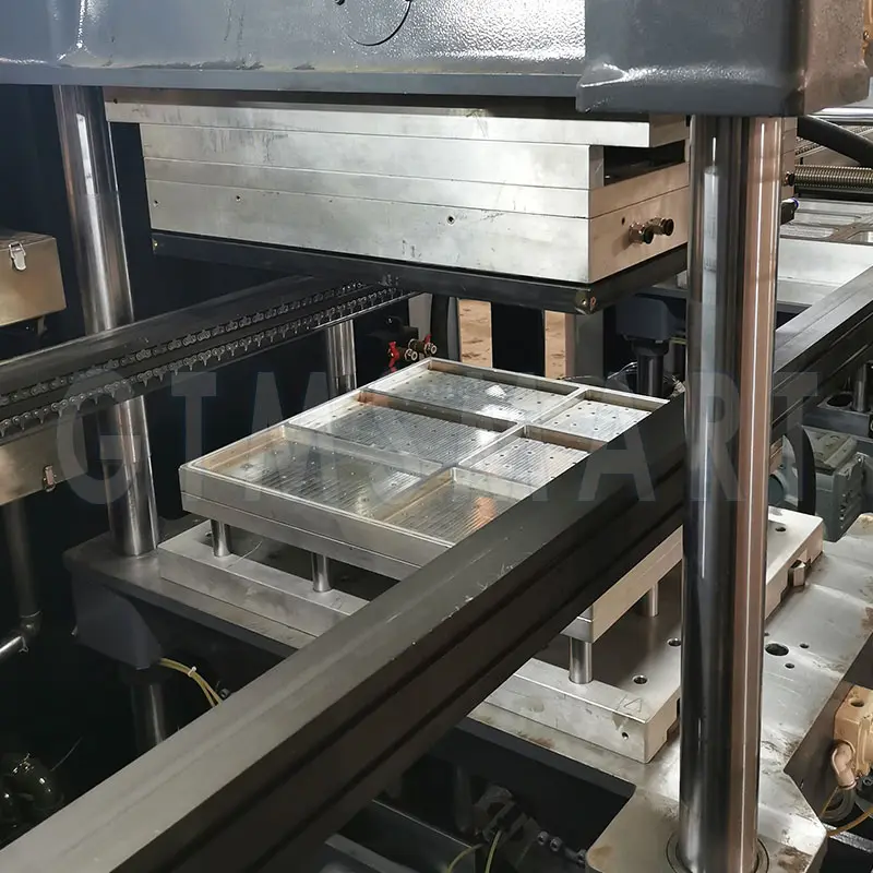 PLC Pressure Thermoforming Machine With Three Stations HEY01 - GTM Smart